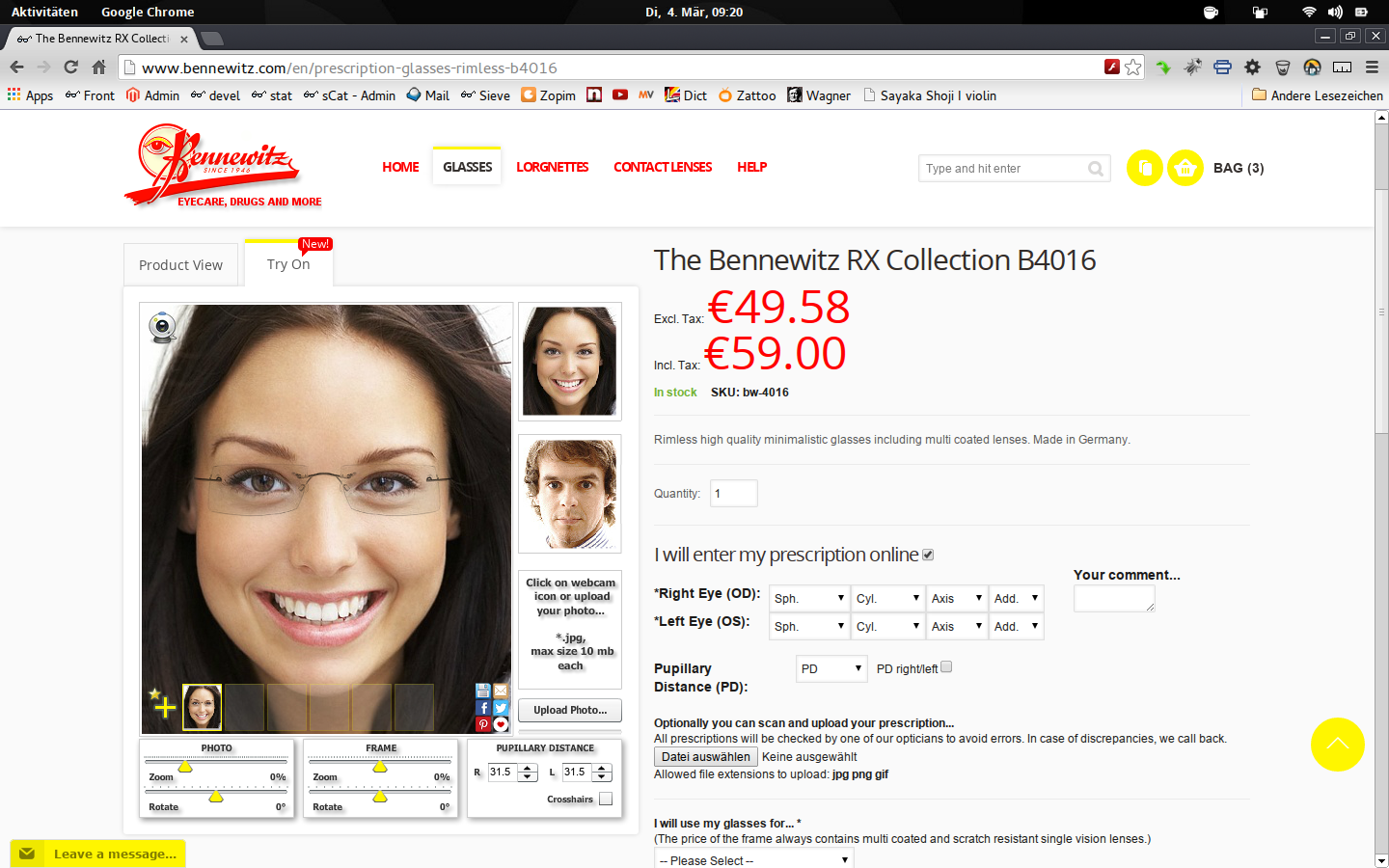 Virtual Try On with Magento - Virtual Try On Software for Glasses